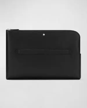 Montblanc Sartorial Leather Laptop Case - Black
