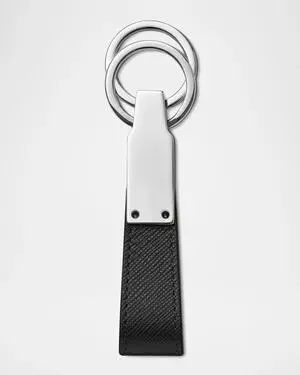 Montblanc Sartorial Leather Loop Key Fob - Black
