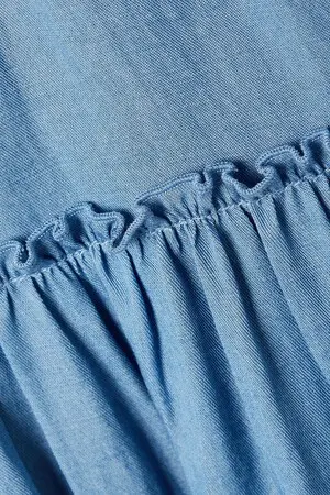 JASON WU Tiered Twill Midi Skirt