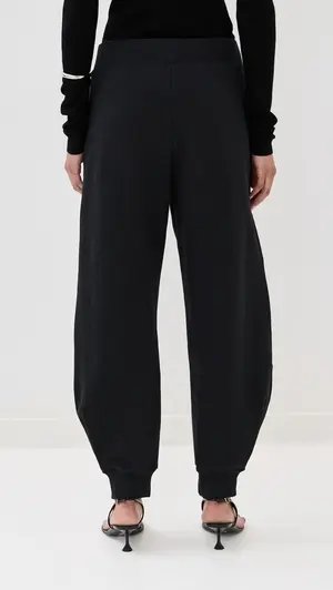 Tibi Calder Long Length Sweatpants - Black
