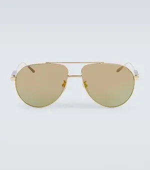 Gucci Aviator Sunglasses - Gold