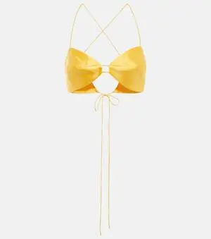 THE SEI Silk Satin Bra Top