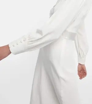 Rixo Bridal Jodie Silk Midi Dress