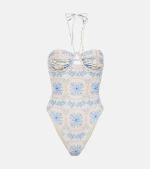 Agua Bendita Sandalo Chivas Printed Swimsuit - Multicoloured