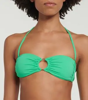 Melissa Odabash Tortola Bikini Top - Green