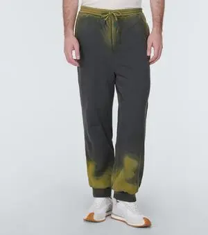 Loewe Anagram Cotton Jersey Sweatpants