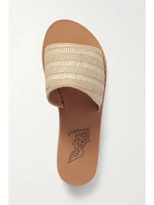 ANCIENT GREEK SANDALS Taygete Raffia Slides