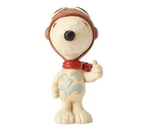 JIM SHORE Enesco Peanuts Snoopy Flying Ace Ini - One-color