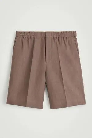 Cos Elasticated Linen Shorts