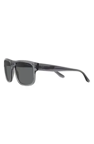 Emporio Armani 57mm Pillow Sunglasses