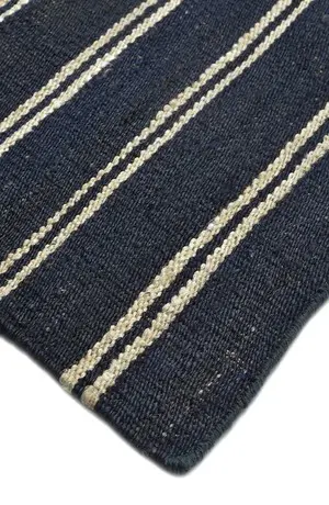 SOLO RUGS Lilly Stripe Handmade Area Rug