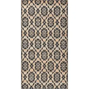SOLO RUGS Edith Handmade Area Rug - Brown