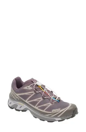 SALOMON Gender Inclusive XT-6 Sneaker Moonscape/ Plum Kitten/ Gull