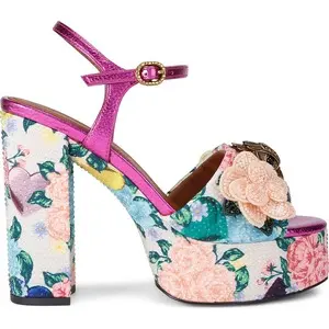 Kurt Geiger Kensington Platform Sandals - Bone/comb