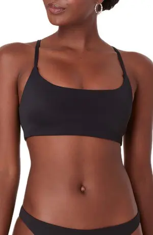 ANDIE The Maui Bikini Top - Black