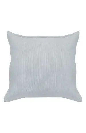 POM POM AT HOME Luke Stripe Cotton Sham Blue Tones