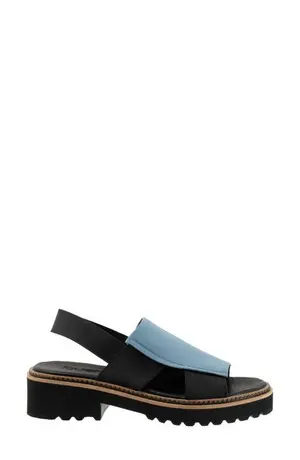 BUENO Amy Slingback Platform Sandal - Denim