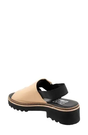 BUENO Amy Slingback Platform Sandal - Light Tan