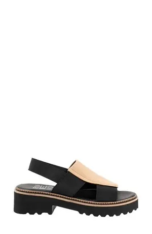 BUENO Amy Slingback Platform Sandal - Light Tan