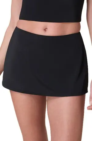 ANDIE Skirted Bikini Bottoms - Black