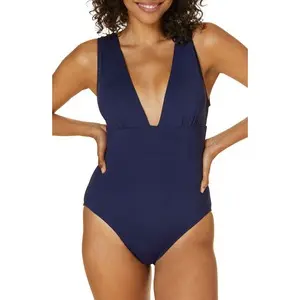 ANDIE The Mykonos Long Torso One-piece Swimsuit - Navy