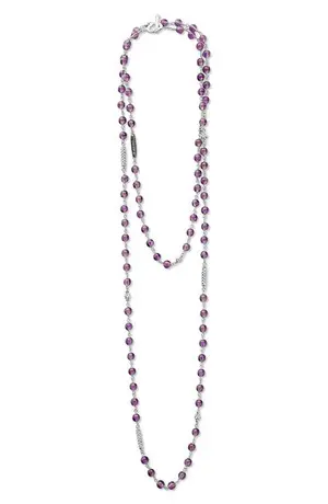 Lagos Caviar Icon Amethyst Bead Necklace - Amathyst