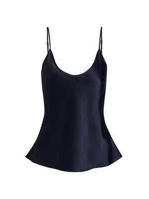 L'Agence Lexi Silk Camisole Midnight