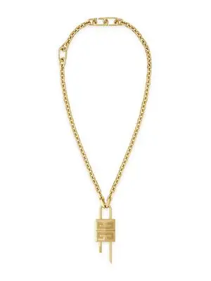 Givenchy Women's 4G Logo Padlock Necklace - Gold - Gold