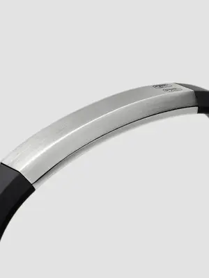 David Yurman Streamline Id Rubber Bracelets With Sterling Silver