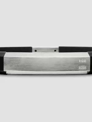 David Yurman Streamline Id Rubber Bracelets With Sterling Silver