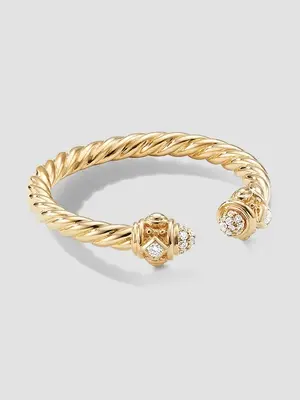 David Yurman Renaissance Ring In 18k Yellow - Diamond