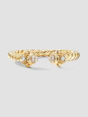 David Yurman Renaissance Ring In 18k Yellow - Diamond