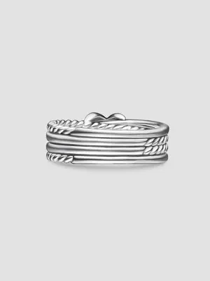 David Yurman X Crossover Band Ring - Diamond