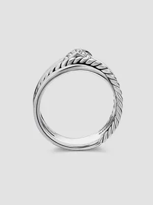 David Yurman X Crossover Band Ring - Diamond
