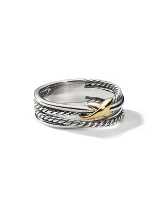 David Yurman X Crossover Band Ring In Sterling Silver Not Applicable
