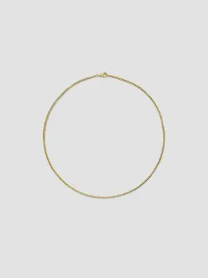 David Yurman Box Chain Necklace In Brushed 18k Yellow