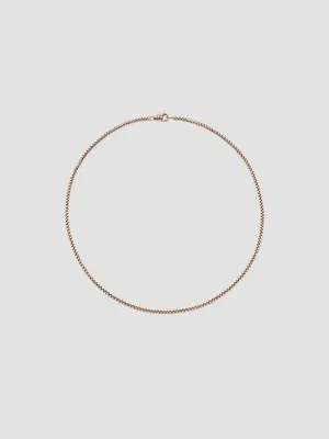 David Yurman Small Box Chain Necklace In 18k 2.7mm