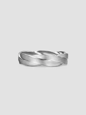 David Yurman Dy Helios⿢ Band Ring In 6mm - Silver