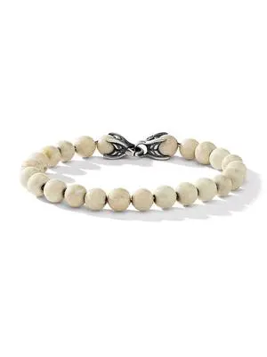 David Yurman Spiritual Beads Bracelet In Sterling Silver Riverstone