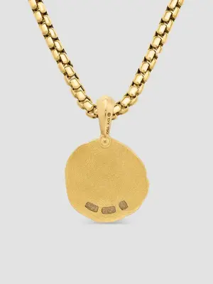 David Yurman Taurus Amulet In 18k Yellow 27mm