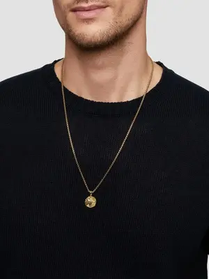 David Yurman Taurus Amulet In 18k Yellow 27mm