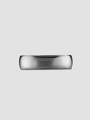 David Yurman Dy Classic Band Ring In Titanium