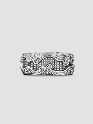 David Yurman Waves Band Ring In 10mm