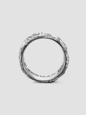 David Yurman Waves Band Ring In 10mm