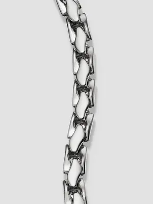 David Yurman Fluted Chain Bracelet In 5mm - Silver