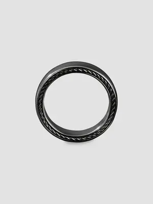 David Yurman Streamline Band Ring In Sterling 6mm - Silver