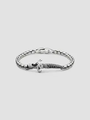 David Yurman Waves Dagger Bracelet In Sterling Silver