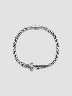 David Yurman Waves Dagger Bracelet In Sterling Silver