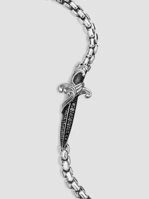 David Yurman Waves Dagger Bracelet In Sterling Silver