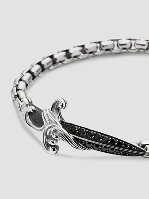David Yurman Waves Dagger Bracelet In Sterling Silver